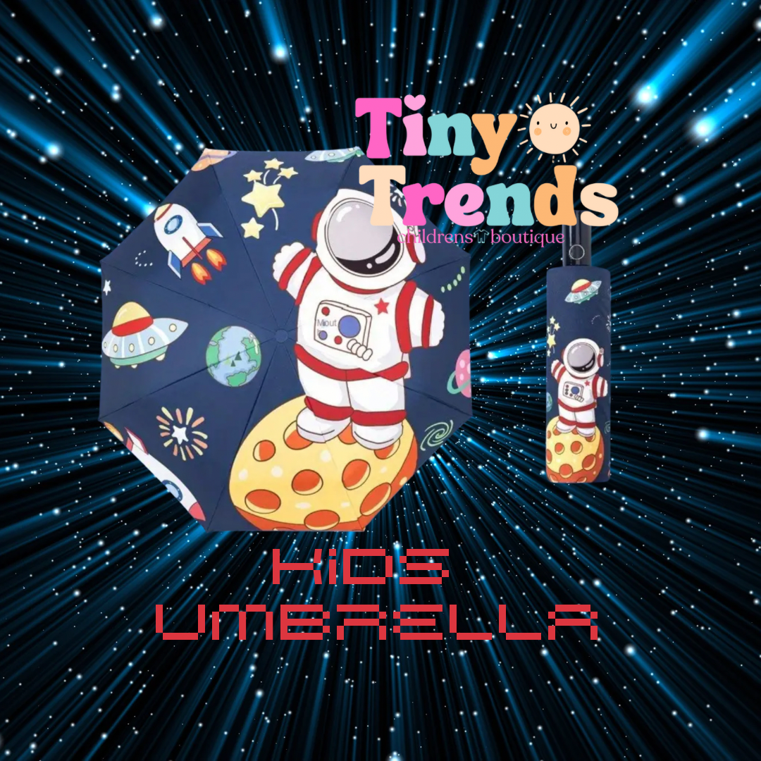 Kids Space Themed Umbrella – Tiny Trends Clothing Co