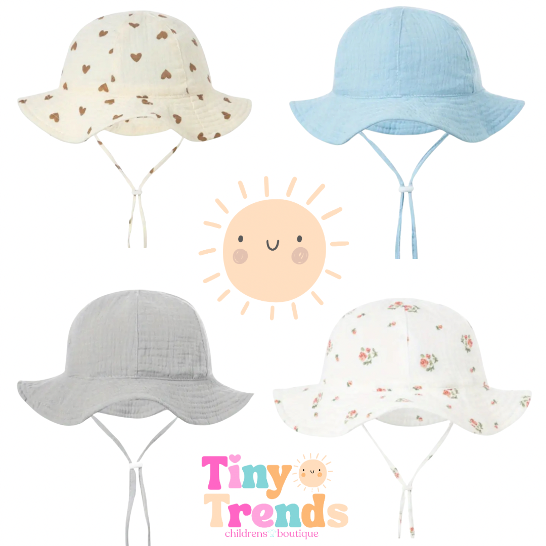Baby Sun Hats – Tiny Trends Clothing Co